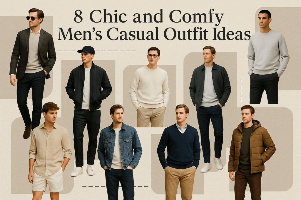 8 Chic and Comfy Men’s Casual Outfit Ideas - Sugargoo – Best Taobao ...