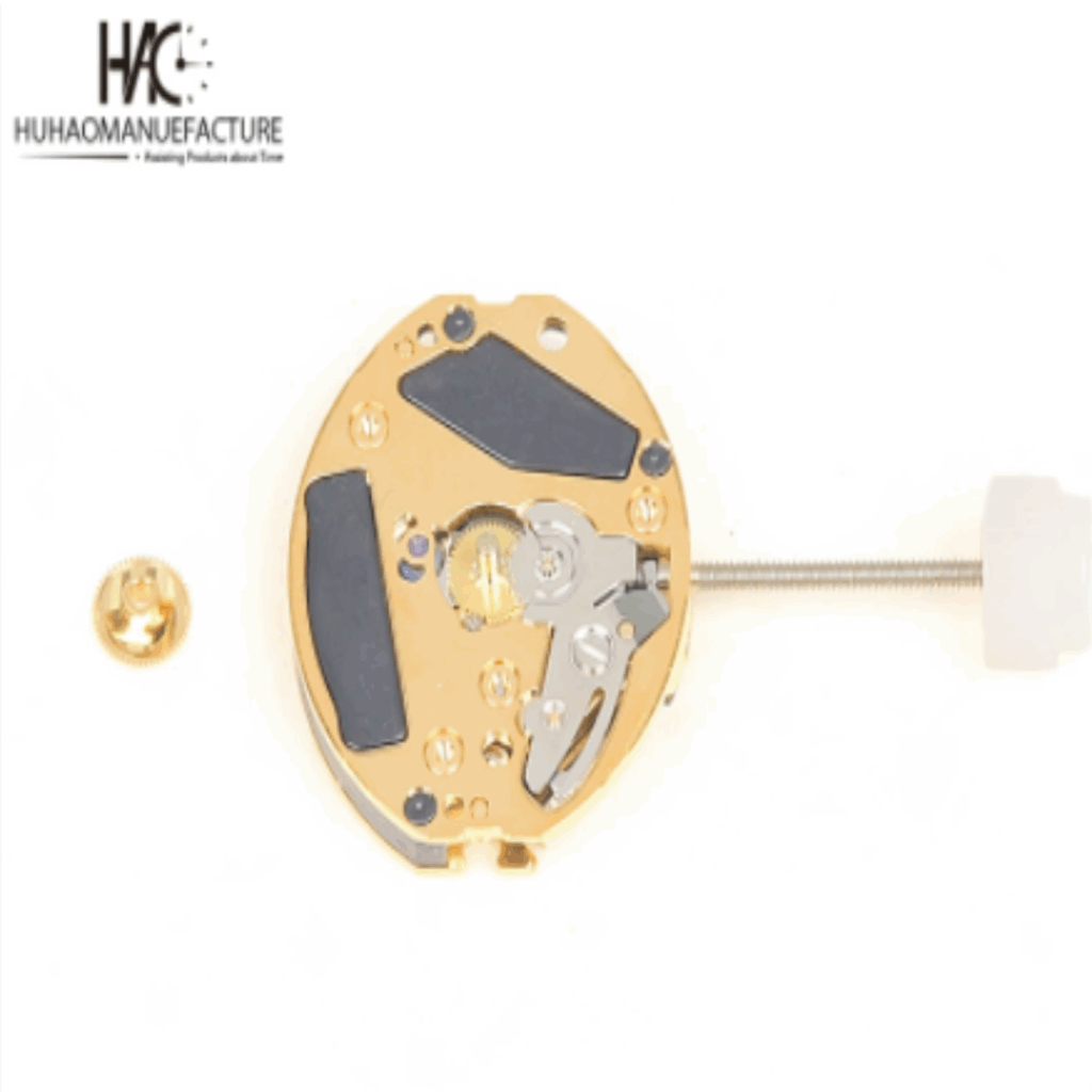 Genuine ETA 901.001 Gold Quartz Watch Movement for Repair