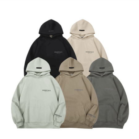 FOG Essentials Unisex Oversized Hoodie Small Logo Sweatshirt